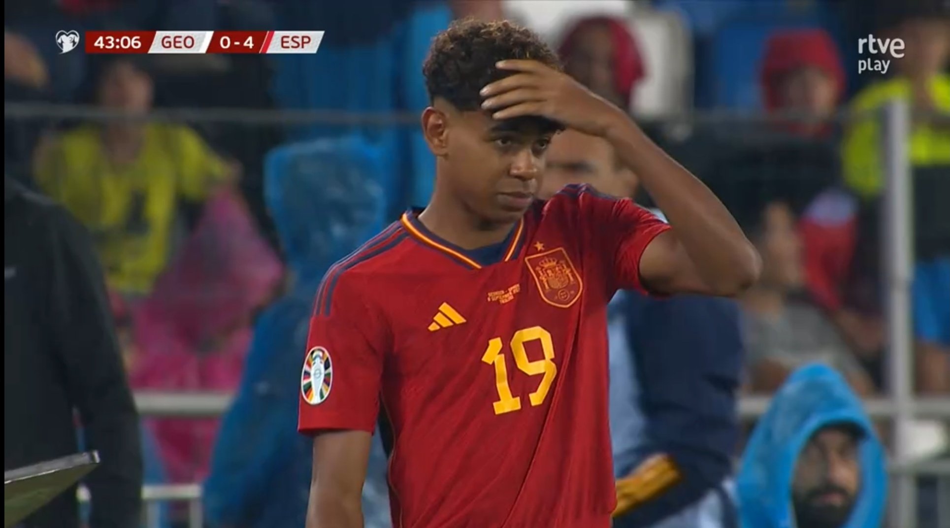 هدف يامال لامين في شباك جورجيا في التصفيات المؤهلة ليورو 2024 - Hadaf 24